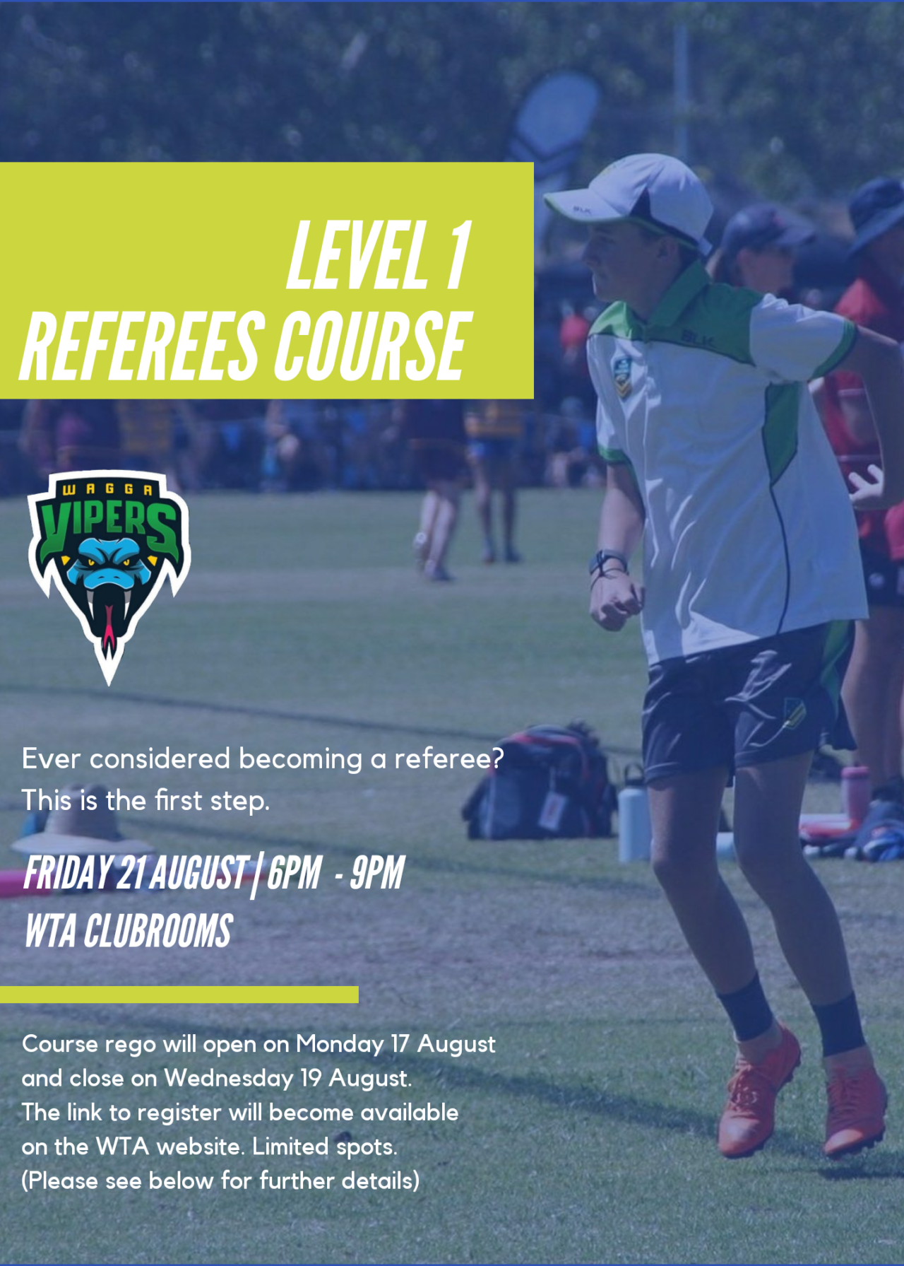 Referees Course | Wagga Wagga Touch Association